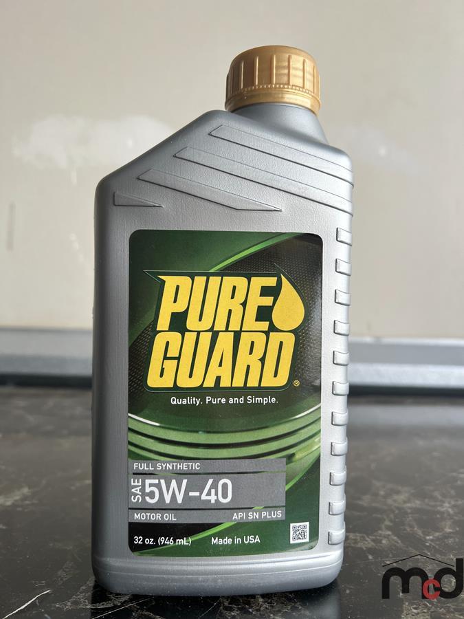 Synthetic 5W-40 Oil Pure Guard 1 Qt/946 ml Bottle - Must Take 24 Times the Bid Price